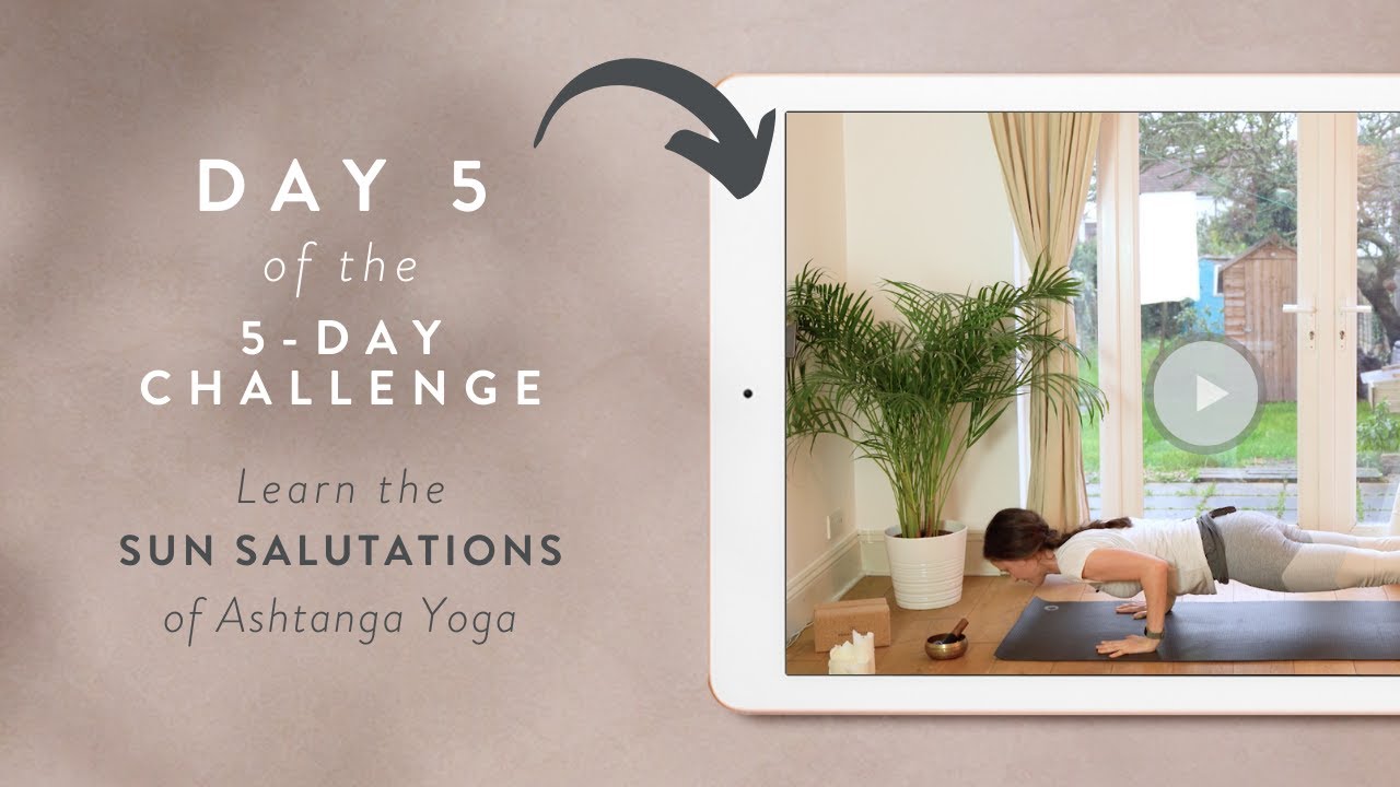 [DAY 5] 5-Day Sun Salutation Challenge - YouTube