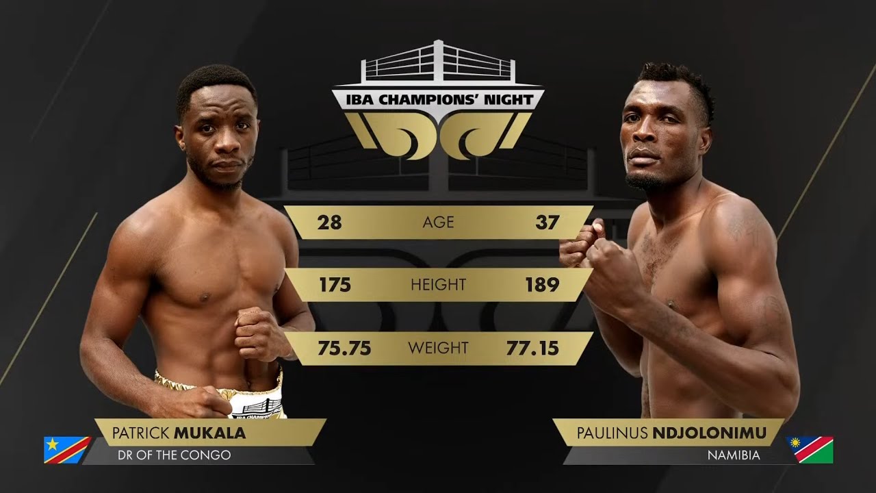 Patrick Mukala (COD) vs Paulinus Ndjolonimu (NAM) | IBA Champions' Night | December 6, 2024 ...