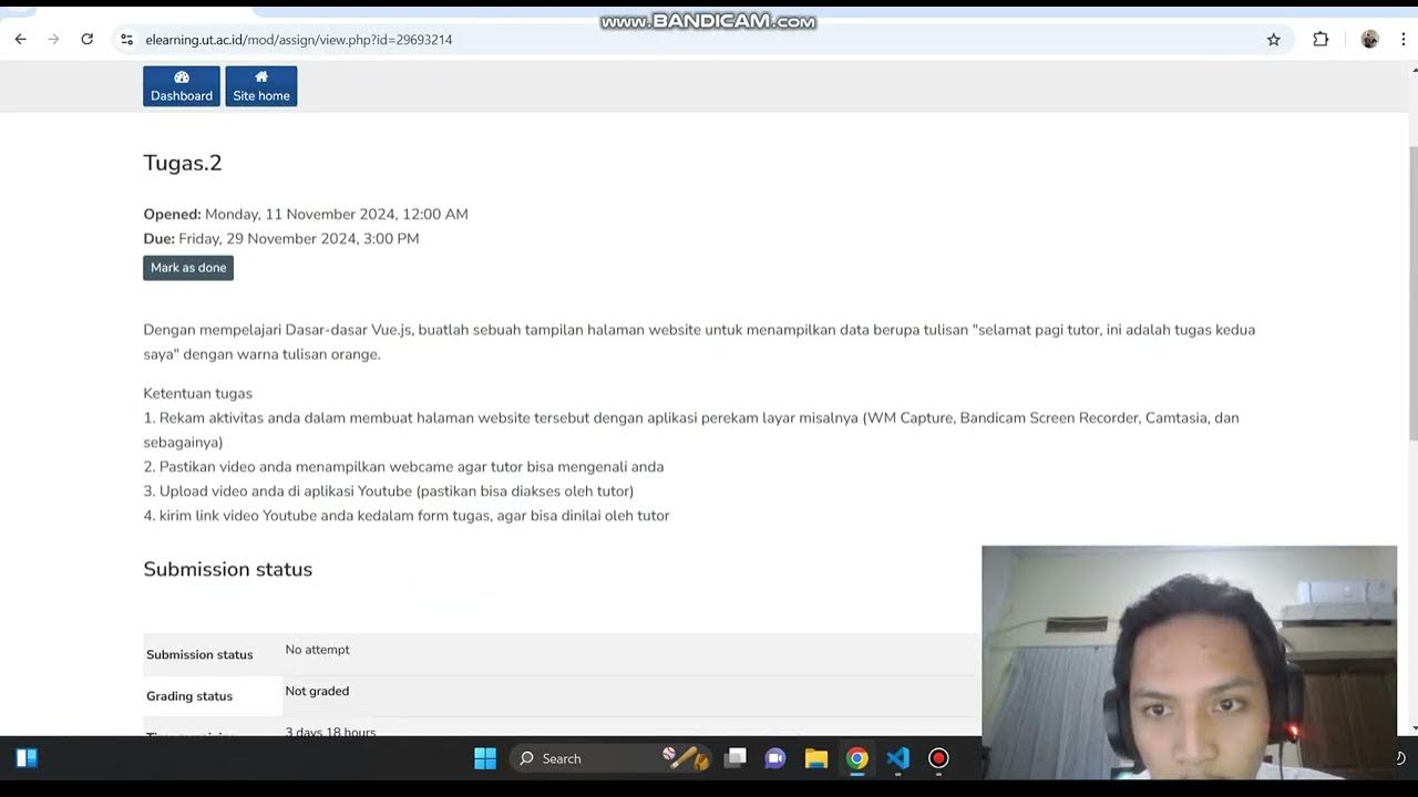 MEMBUAT TAMPILAN WEBSITE MENGGUNAKAN VUE.JS - YouTube