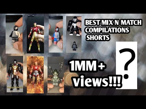 BEST IRON MAN MIX N MATCH ZD Toys | MORSTORM | LEGO unofficial | Shorts ...