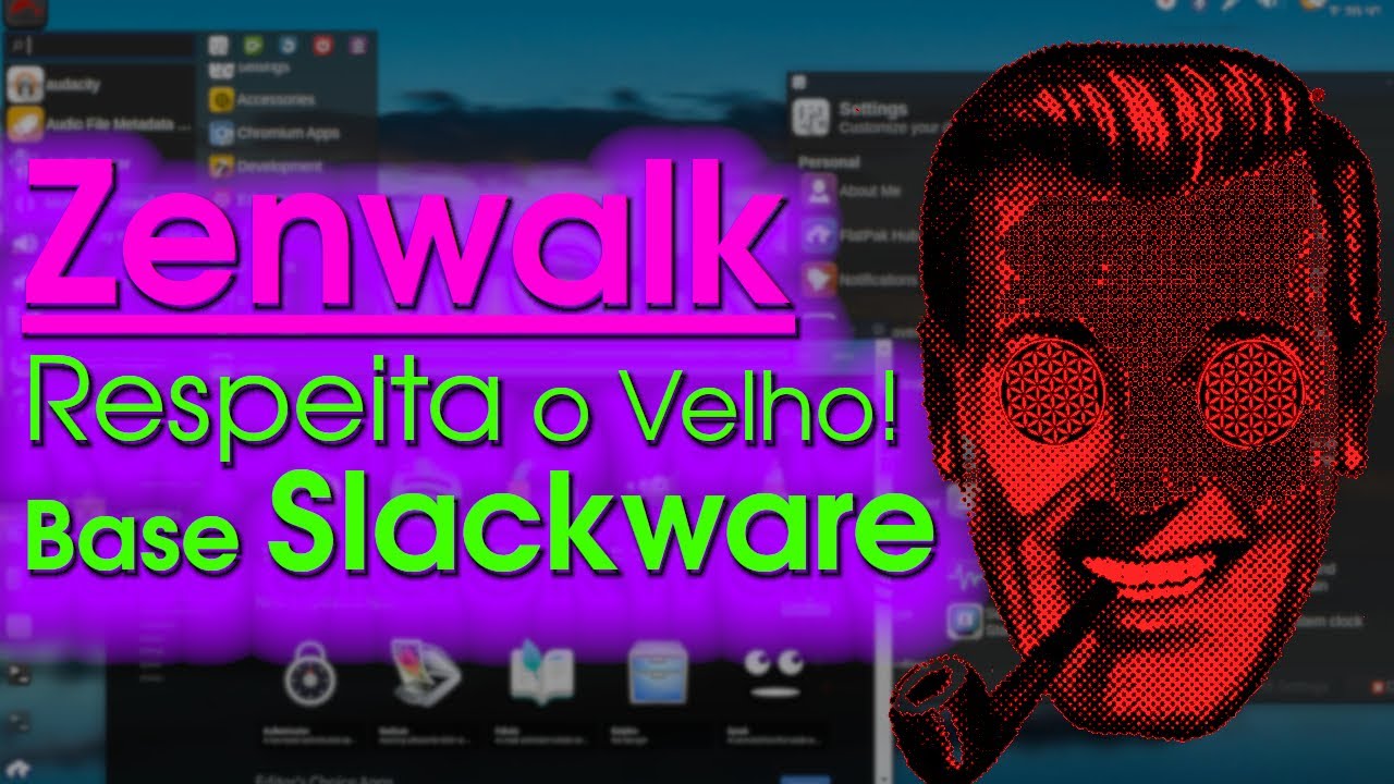 Zenwalk Linux - Base Slackware (A melhor?) - YouTube