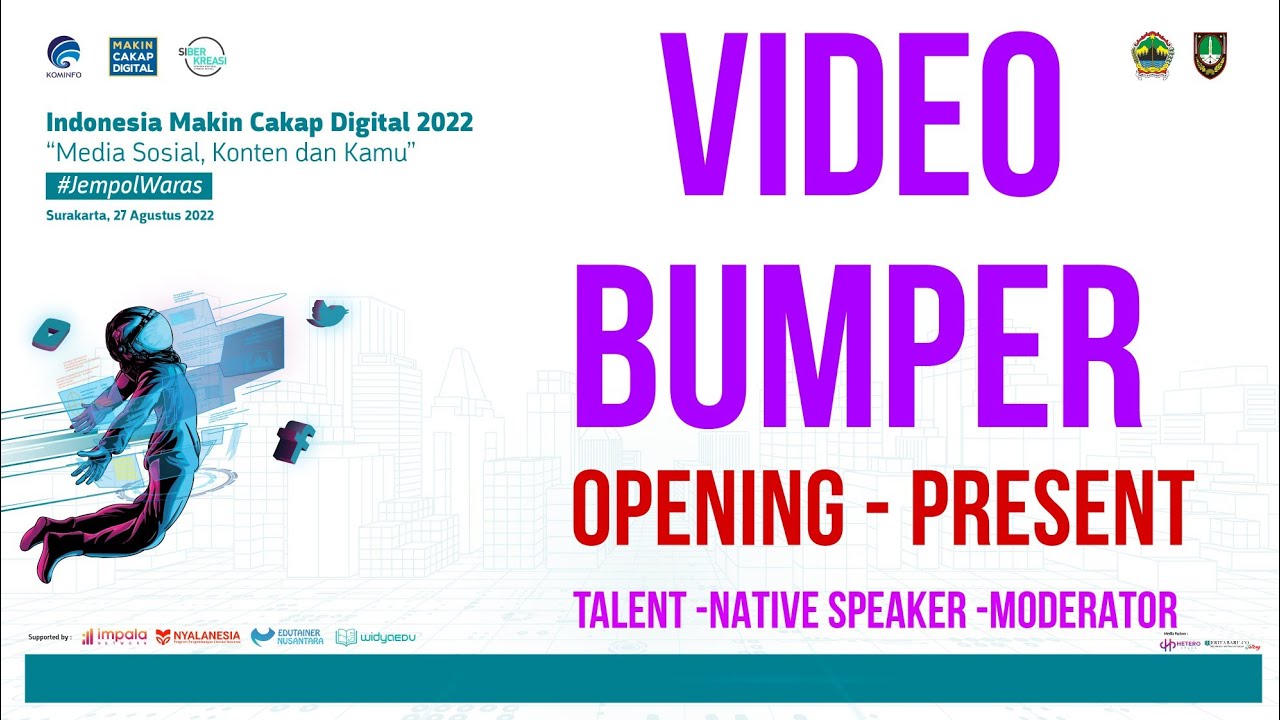 VIDEO BUMPER OPENING!!!#eventorganizer #bumper #tutorial #video - YouTube