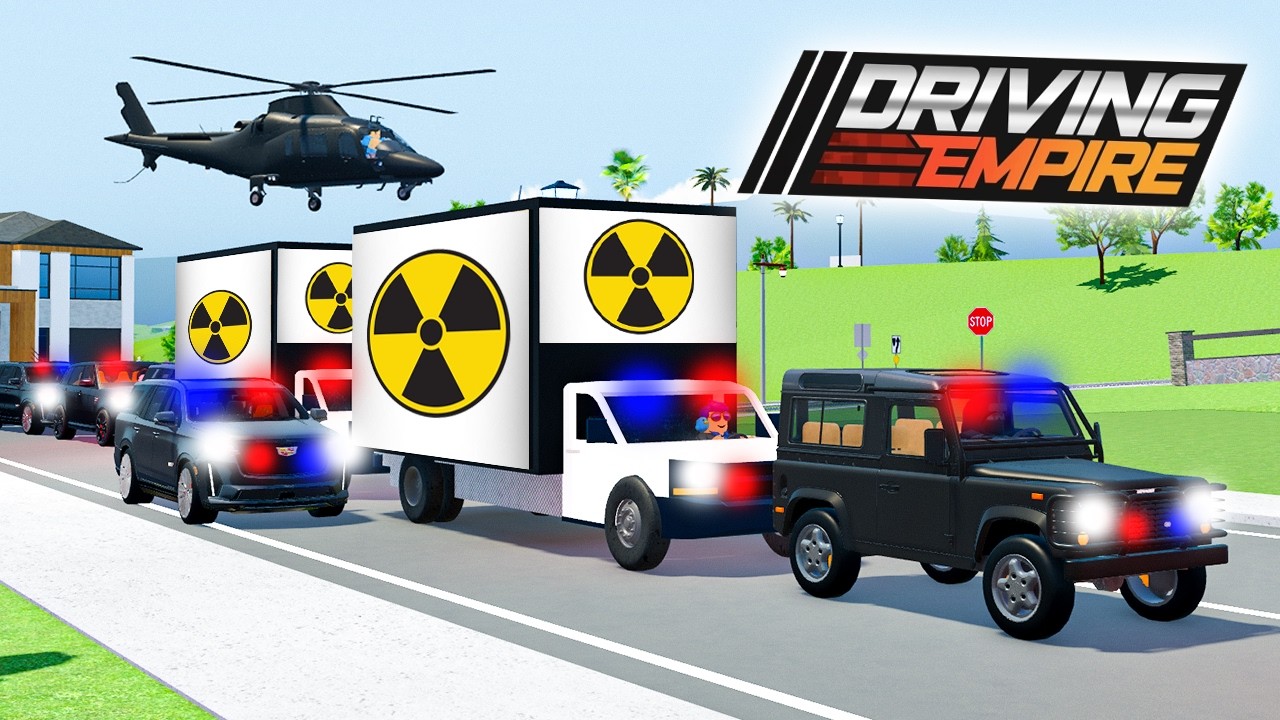 Maximum Security Nuclear Convoy In Driving Empire! - YouTube