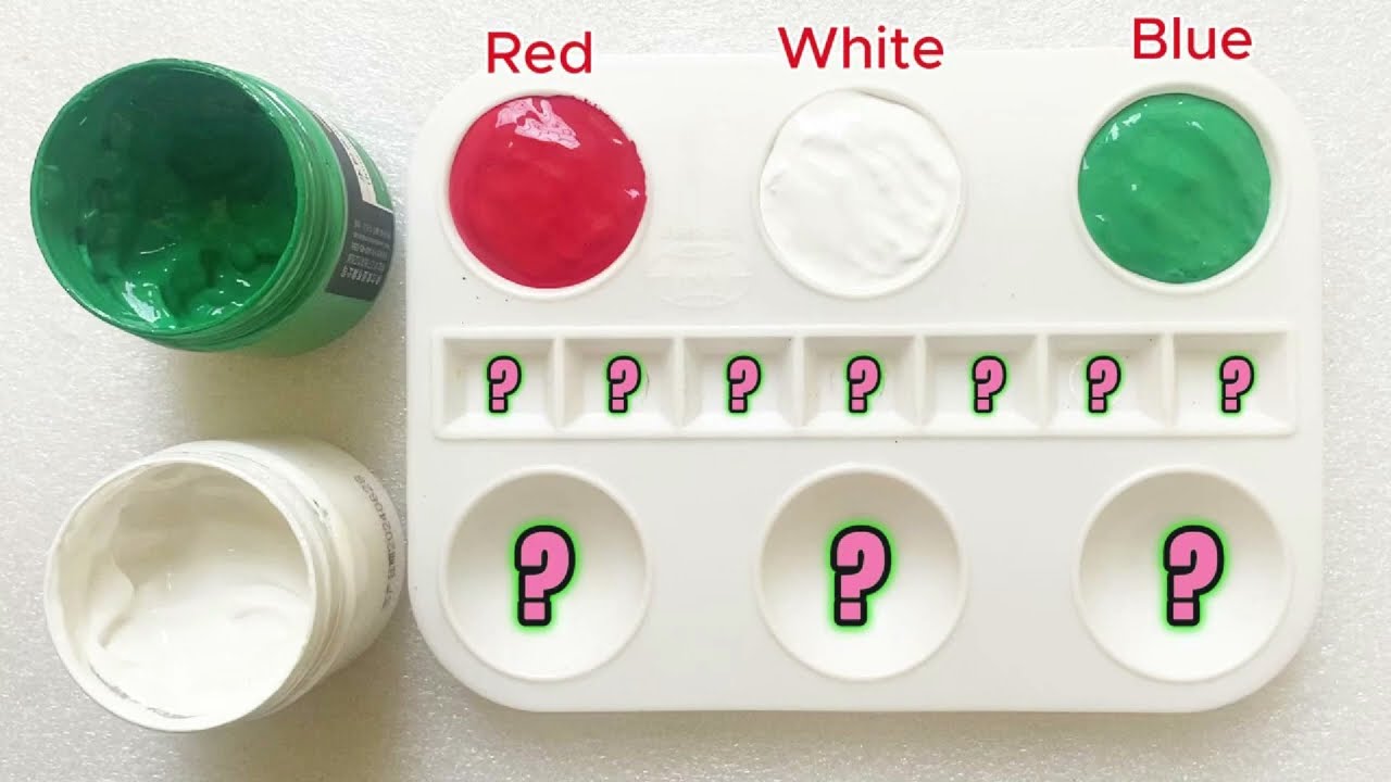 Mix Color - From 3 Basic Colors - Create 10 More Strange Colors # ...