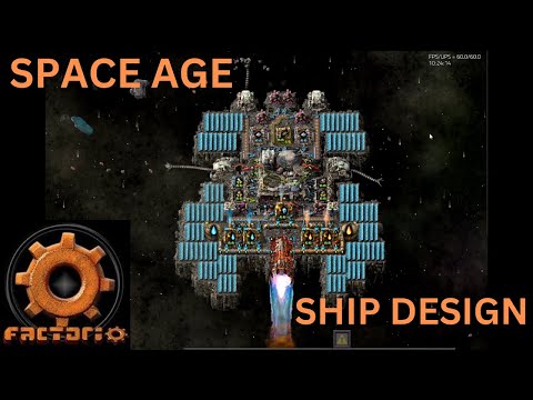 Factorio Space Age: starter ship design!