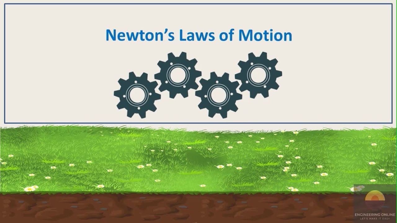 Newtons Laws of Motion (First, Second and Third Law) - YouTube
