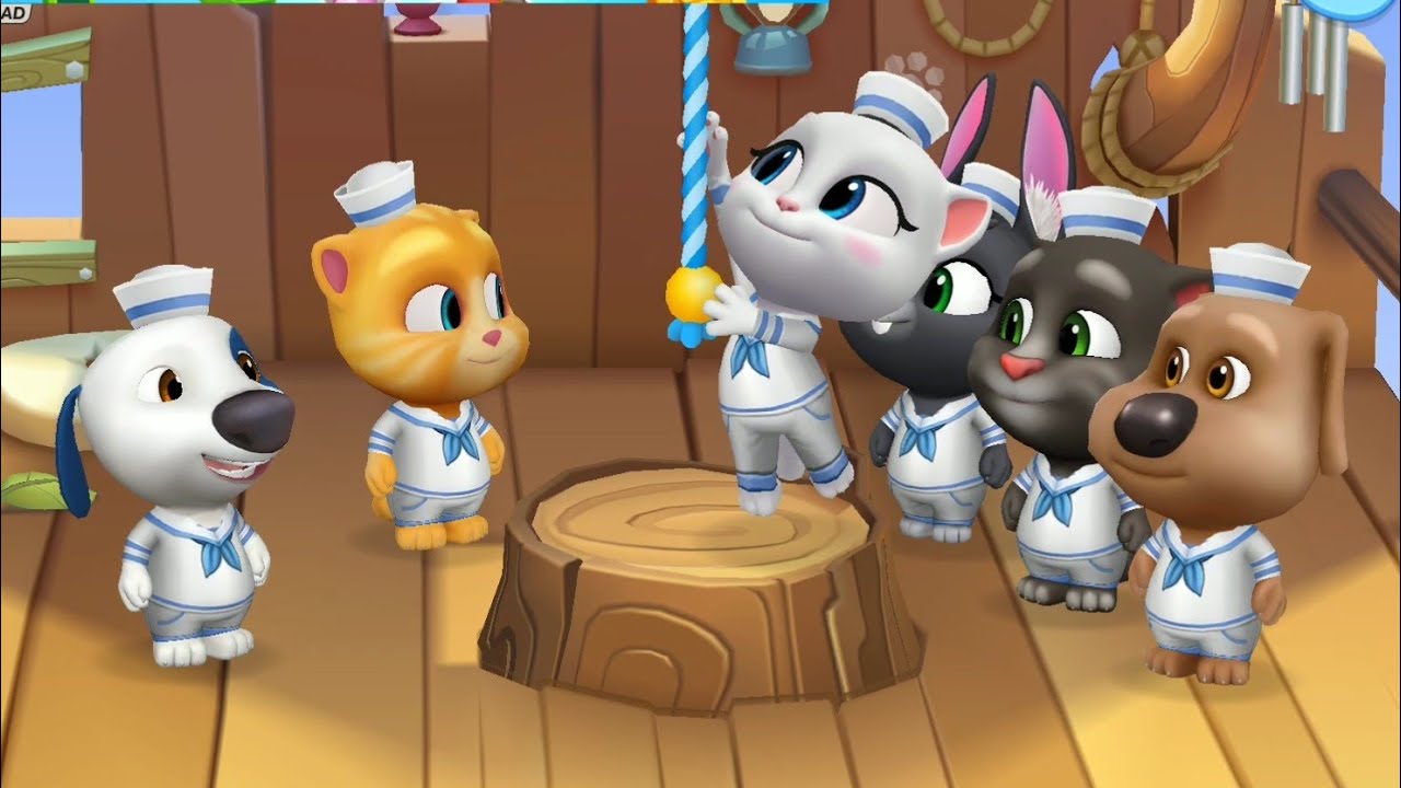 We're in the TREEHOUSE - My Talking Tom Friends Gameplay Part 9 ...