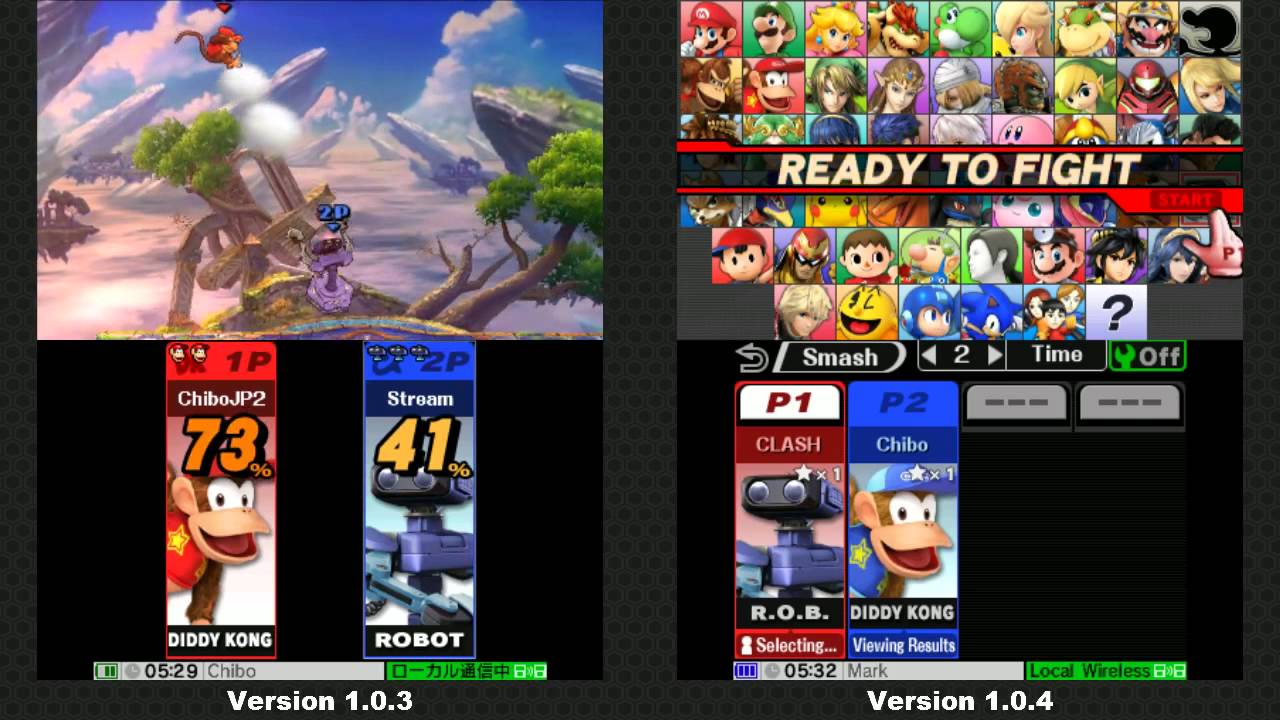 Changes in Smash 3DS Version 1.0.4 - YouTube