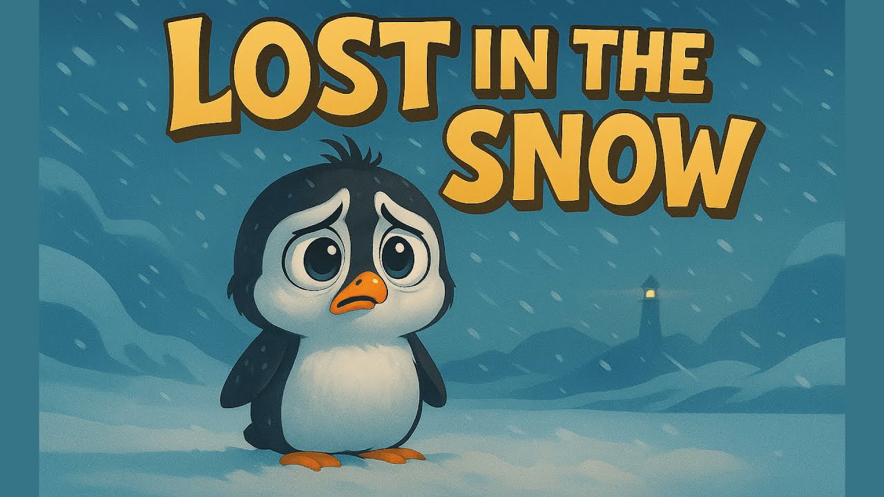 Kids Story - Penguin - Lost in the Snow | Penguin Gets Lost and Finds ...