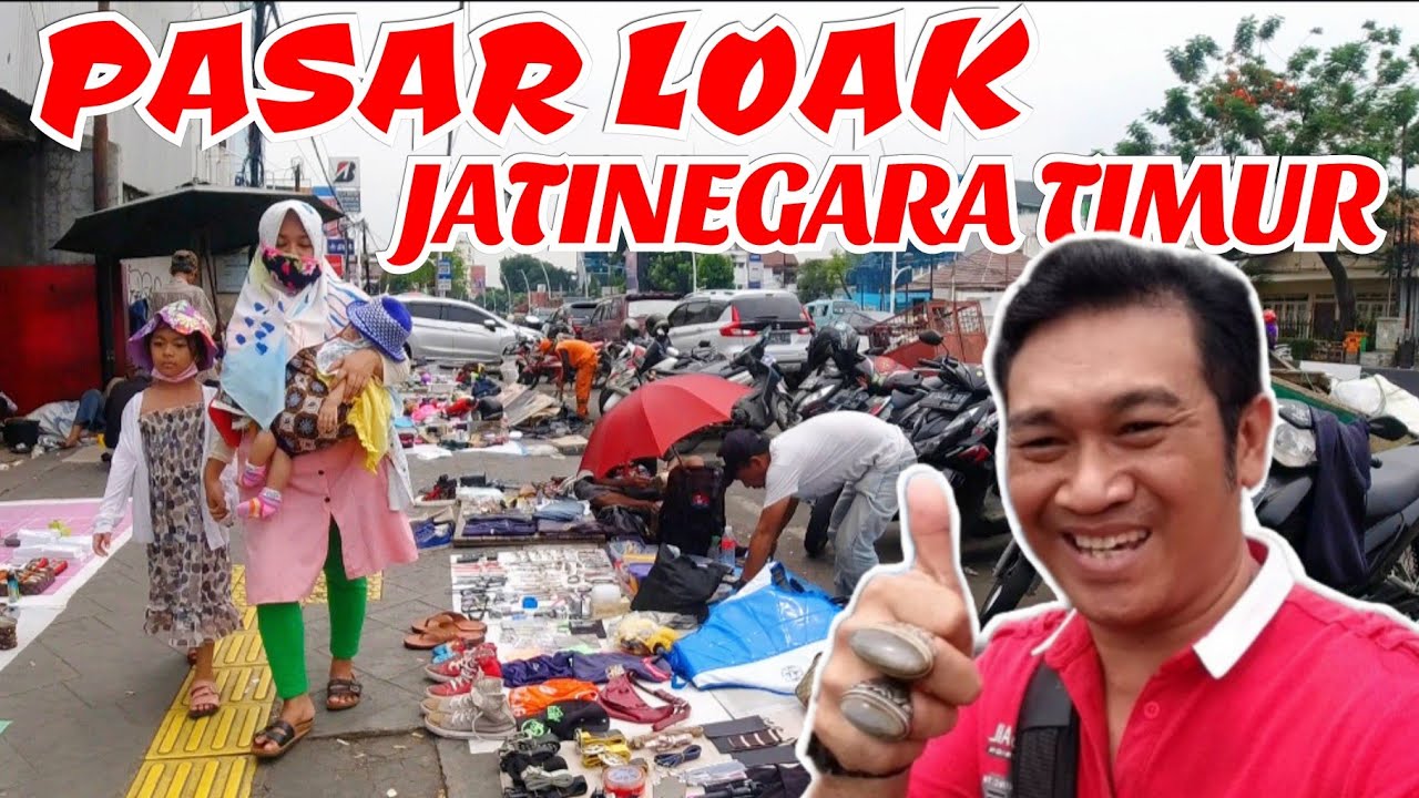 KEREN‼️DERETAN PEDAGANG BARANG LOAK SEPANJANG JLN JATINEGARA TIMUR ...