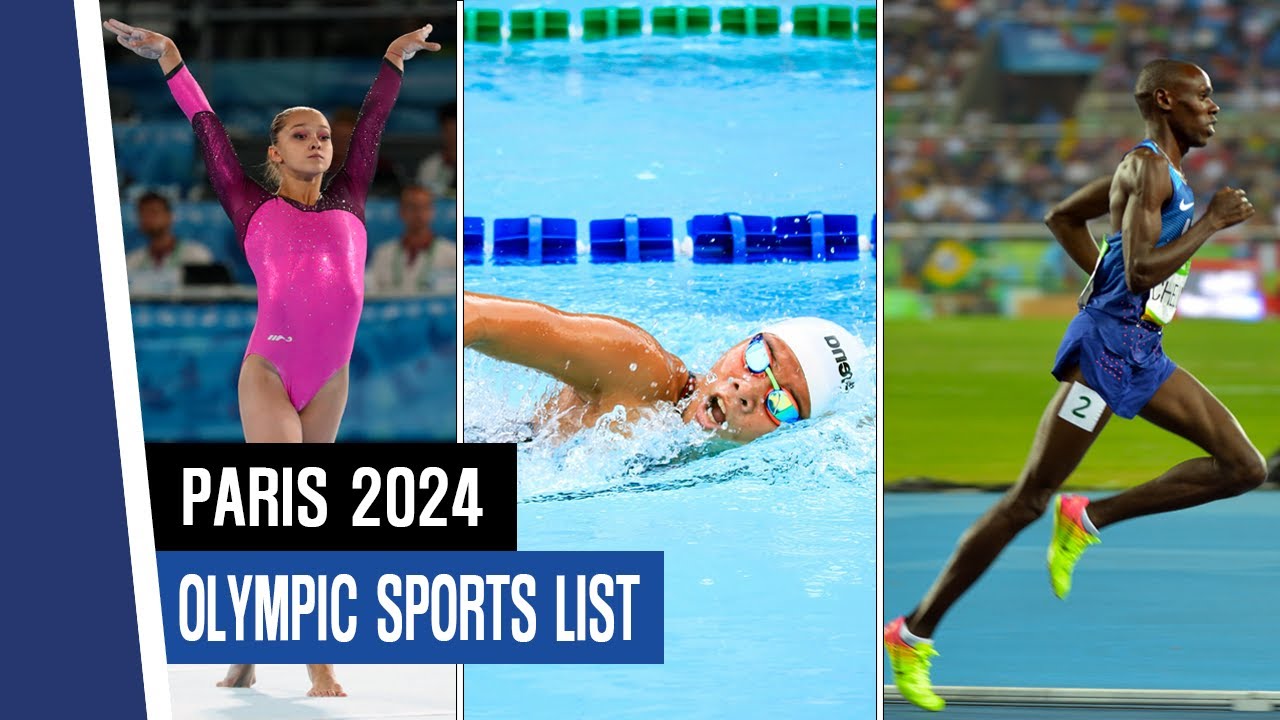 All Olympic Sports List | Paris 2024 Olympic Games | Medal Count Top 5 ...