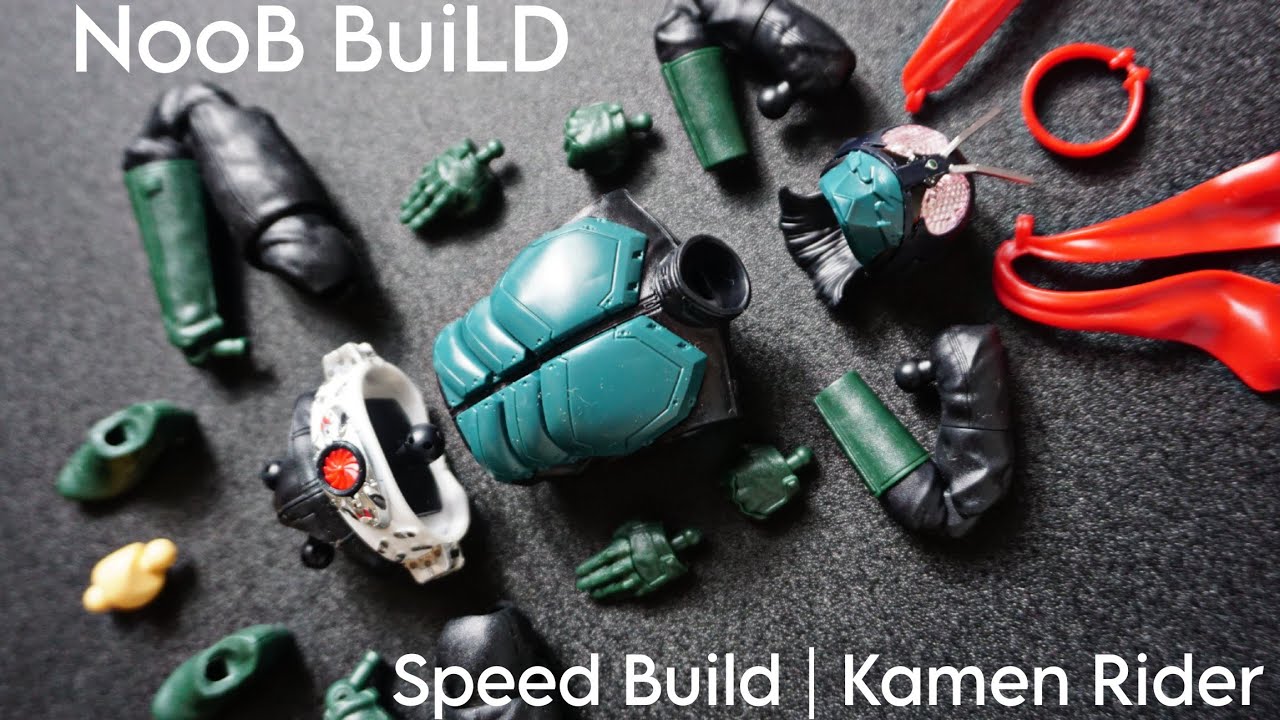 Speed Build KAMEN RIDER SHIN MASKED RIDER | ASMR BUILD | Figure Rise ...