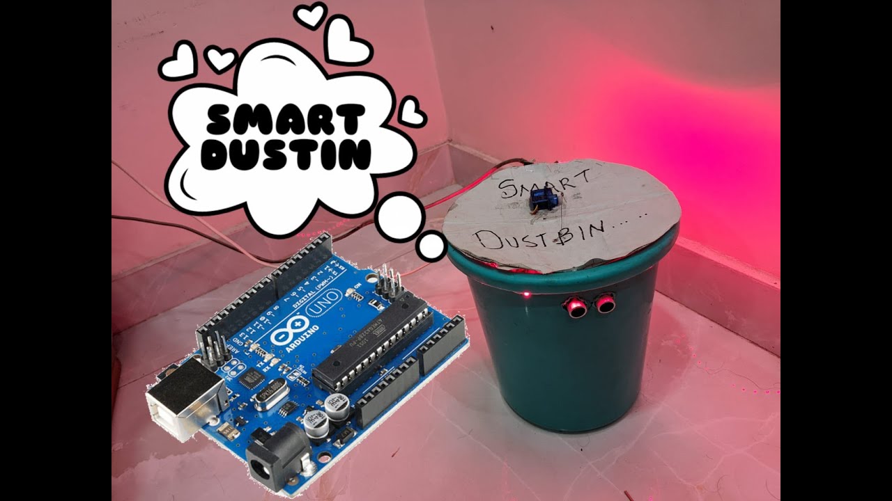 How To Make Smart Dustbin Using Arduino Arduino Projects In 2022 3078