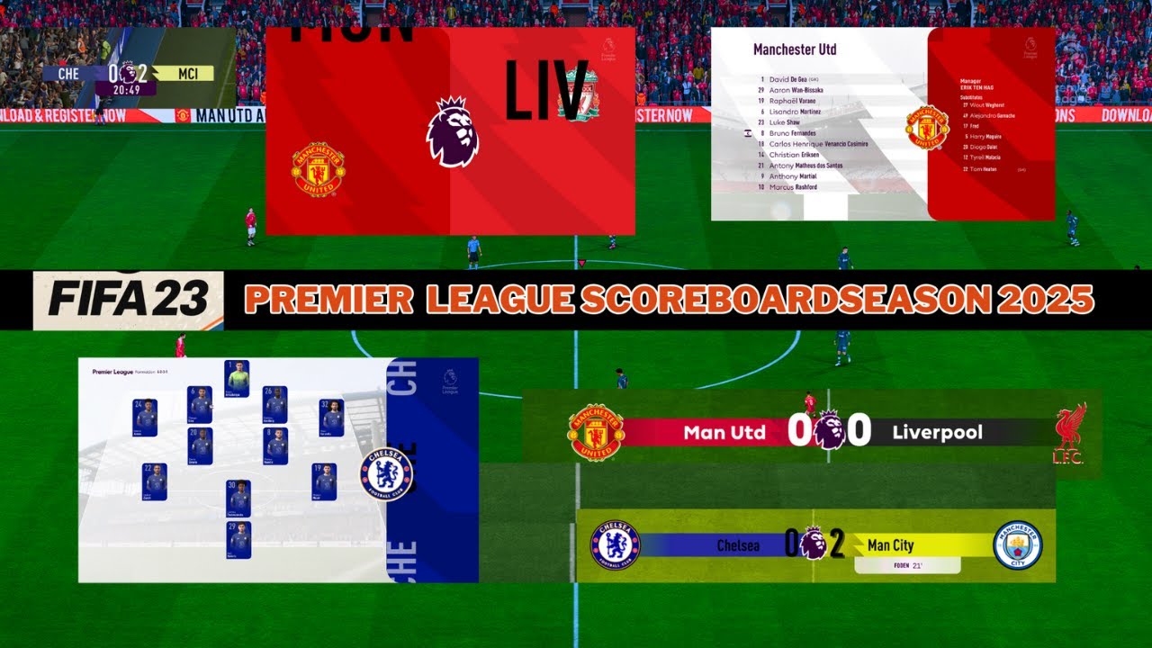 FIFA 23: New Premier League Scoreboard New Season 2025 V1 - YouTube