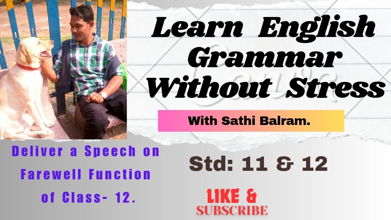 Speech on Farewell Function of Class 12. - YouTube