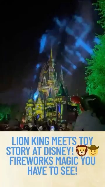 Lion King Meets Toy Story at Disney! 🦁🤠 Fireworks Magic You Have to See ...