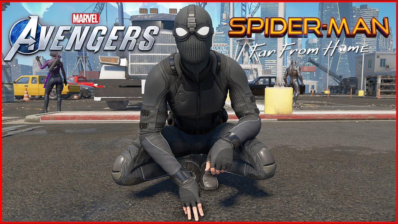 Marvel's Avengers Spider-Man Night Monkey Stealth Suit Gameplay - YouTube