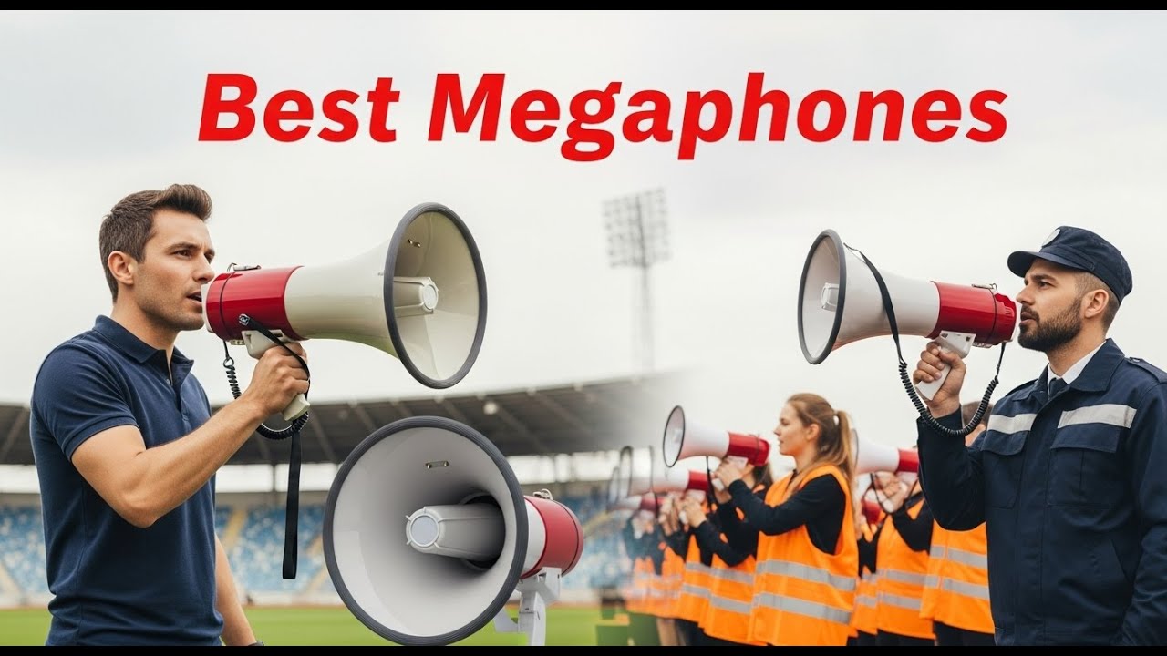 TOP 5 Best Megaphones 2026 | Portable megaphones - YouTube