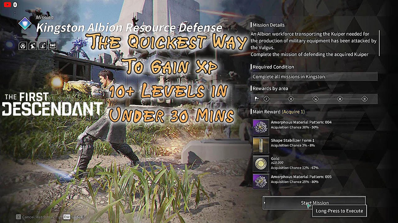 The First Descendant - XP FARM FOR SPECIAL OPS - YouTube