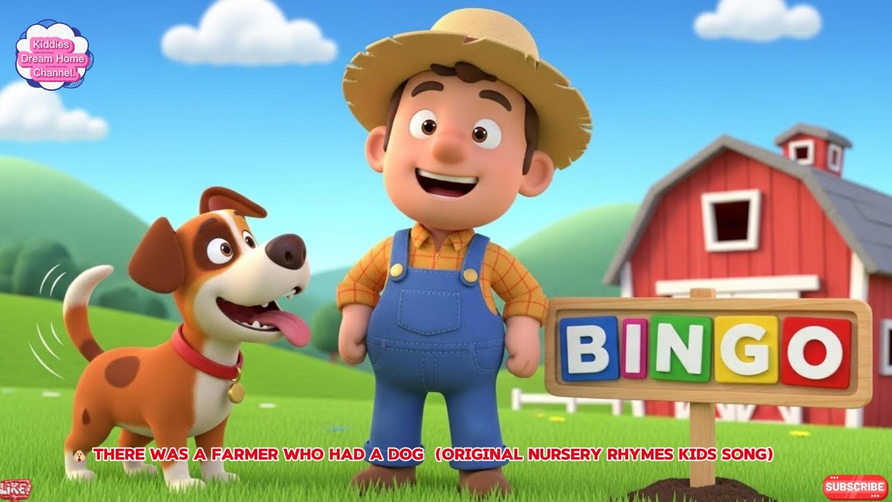 🐶 There Was a Farmer Who Had a Dog (B-I-N-G-O Song) Nursery Rhymes ...