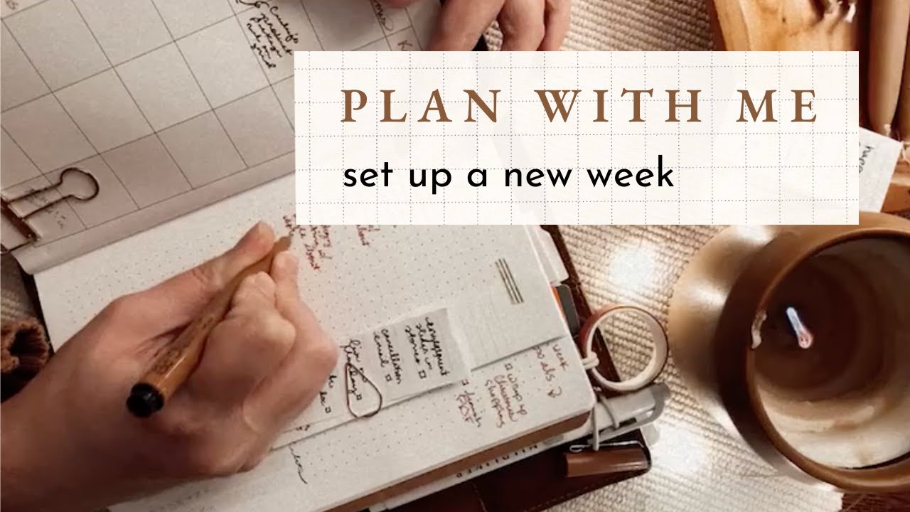 Plan With Me | Set Up A New Week | Evergreen Planner #planner # ...