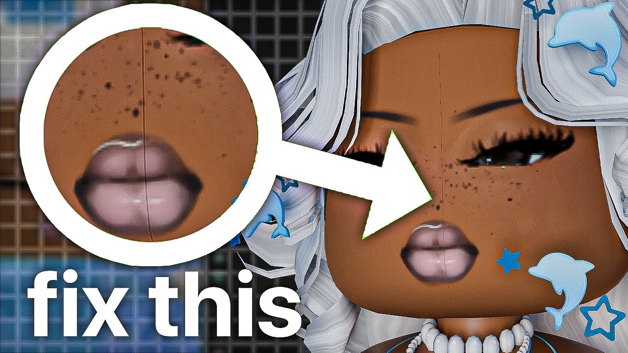 annoying line over face in your roblox gfx - YouTube