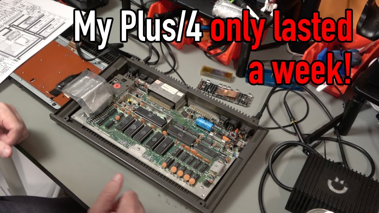 Commodore Plus/4 Black Screen of DEATH - YouTube
