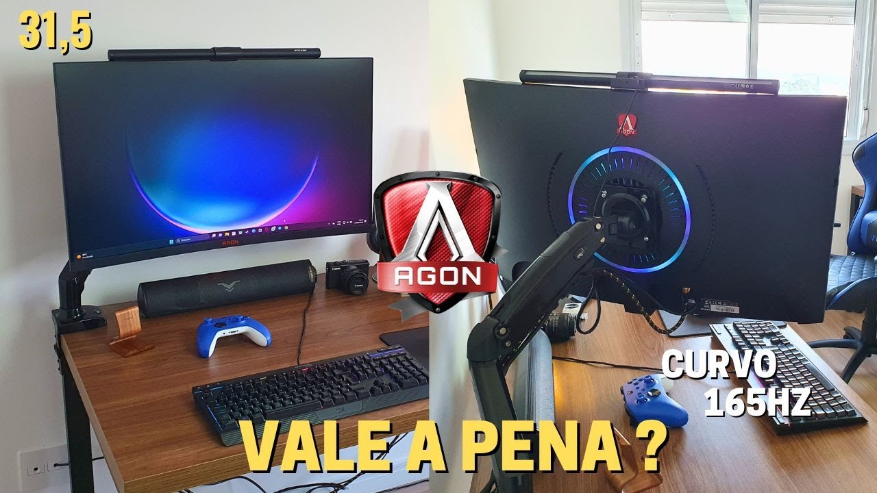 Como está MONITOR GAMER AOC AGON 31.5 CURVO de 165hz APÓS 1 ANO DE USO ...
