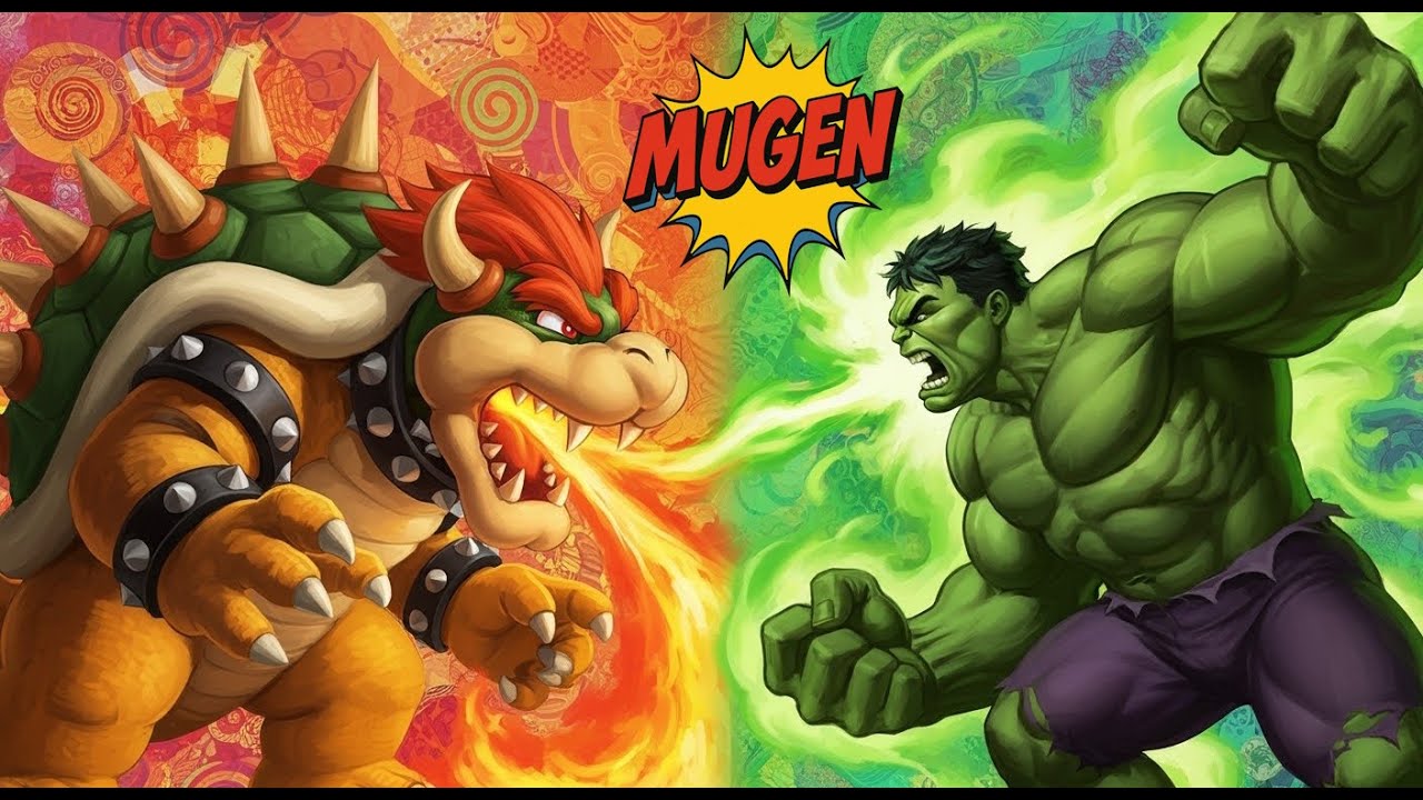 Mugen : Bowser Vs Hulk (Request) - YouTube