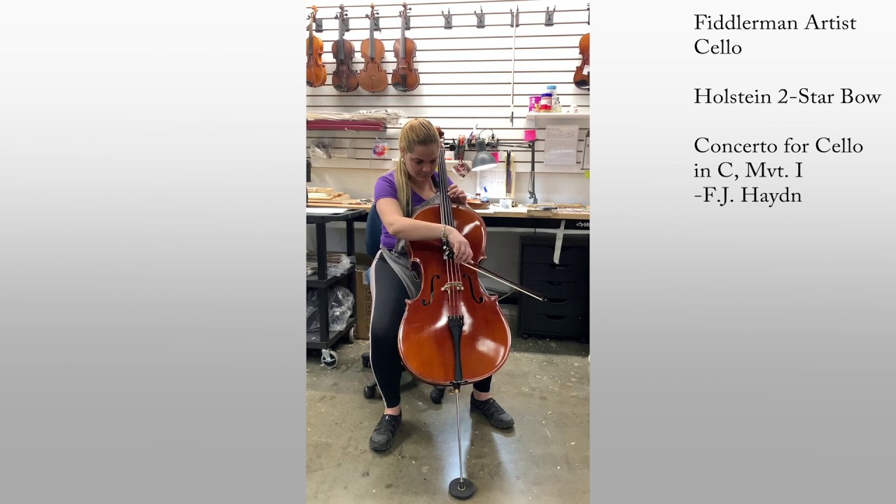 Fiddlerman Artist Cello for Bill - YouTube