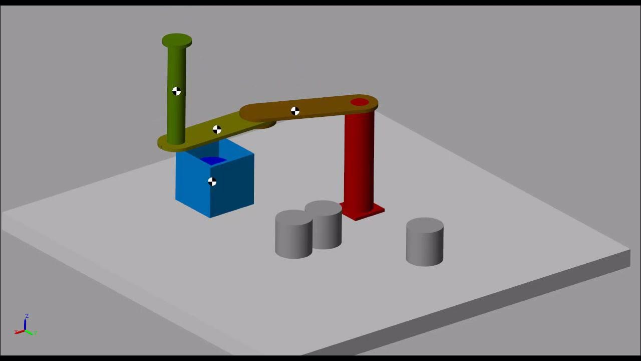 Desarrollo de Robot scara de 3 grados de libertad en MATLAB y simulado con Simcape MultiBody ...