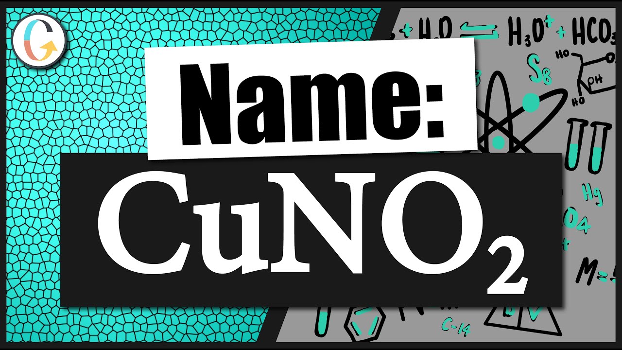 How to name CuNO2 - YouTube