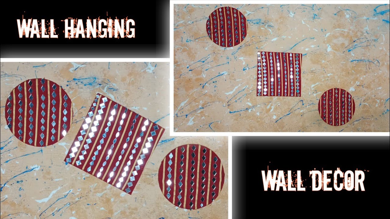 Wall hanging banane kaa tarika !! Easy and beautiful Wall hanging ...