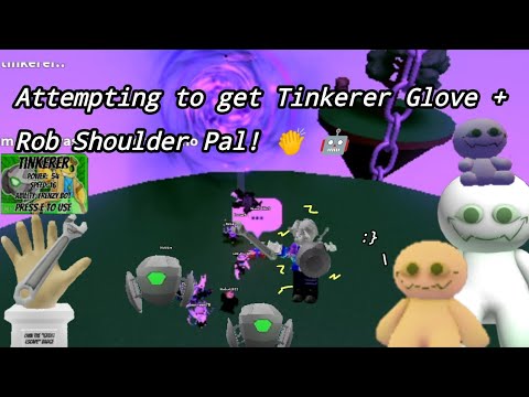 Attempting to get Tinkerer Glove + Rob Shoulder Pal! 👏 🤖 | Roblox Slap ...