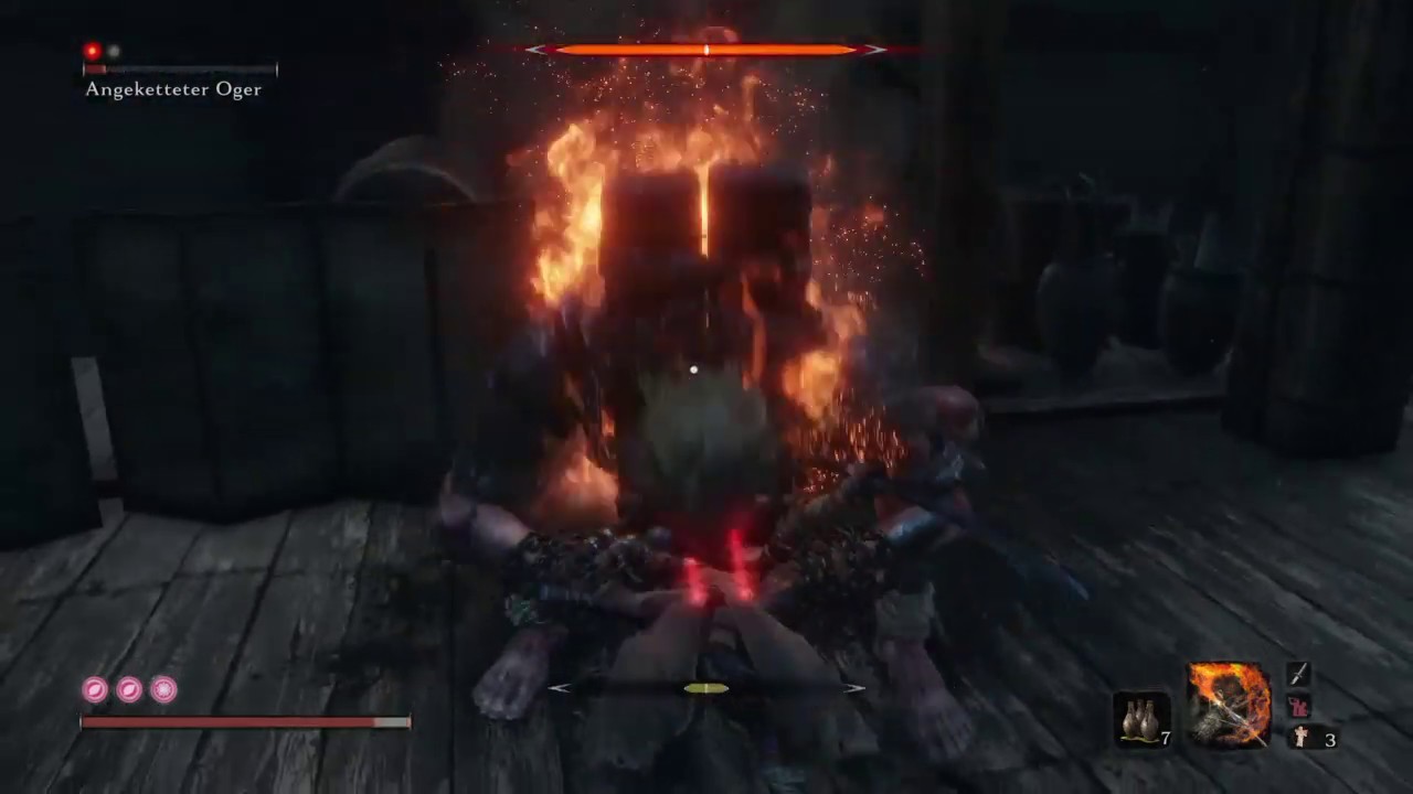 Sekiro™: Mini Boss fight - Oger - YouTube