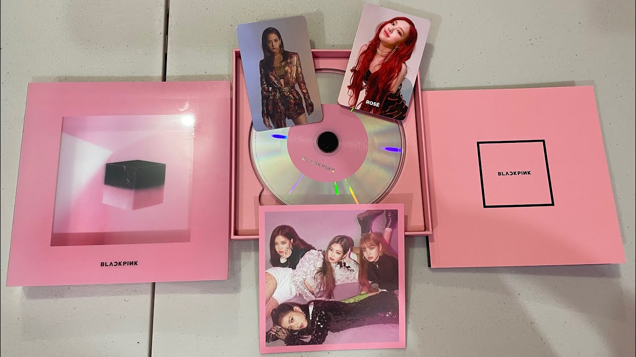 BLACKPINK Square Up 1st Mini Album Unboxing. - YouTube