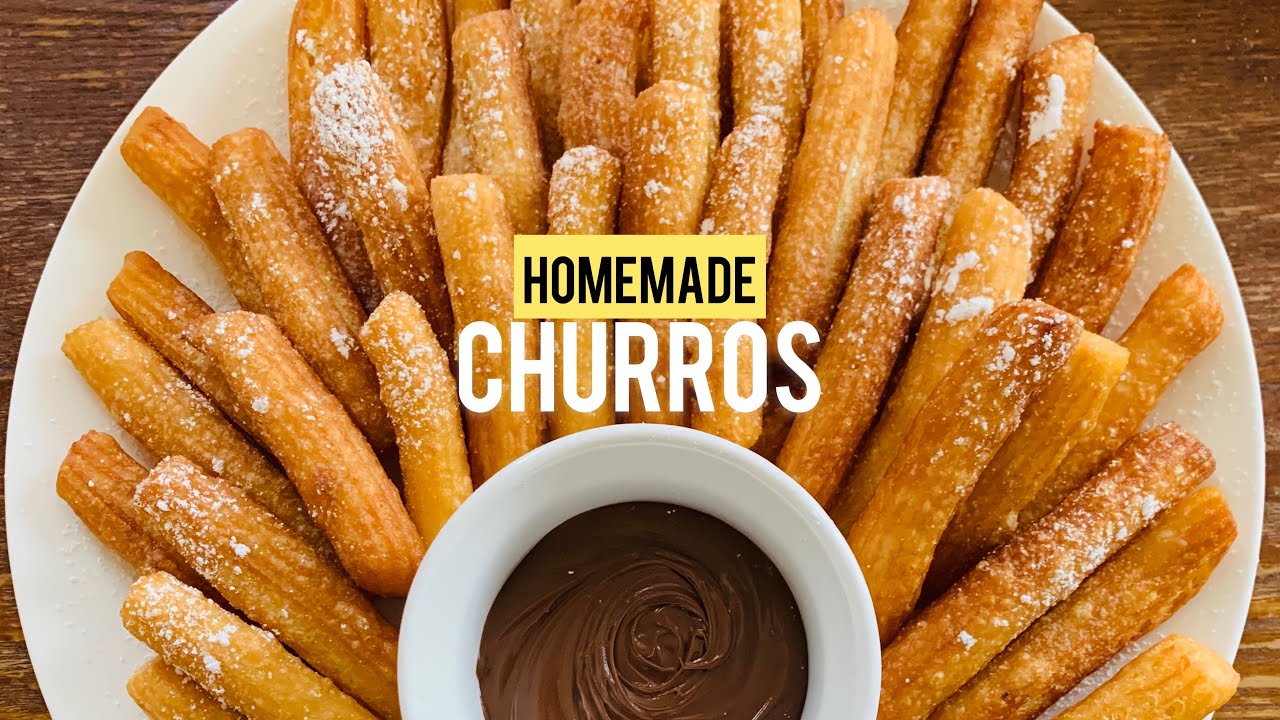 CHURROS / How to make Churros / Fried Churros Recipe / Purple Sweet ...