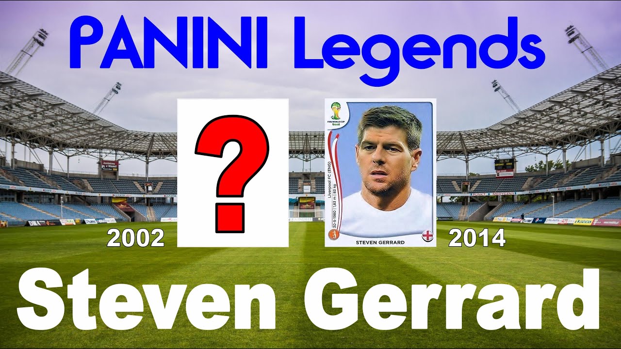 Panini LEGENDS - Steven Gerrard (England) - YouTube