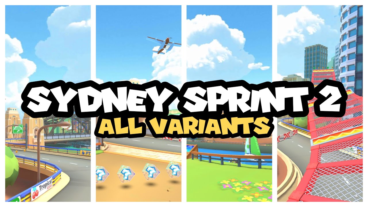 Sydney Sprint 2 All Variants (Mario Kart Tour) - YouTube