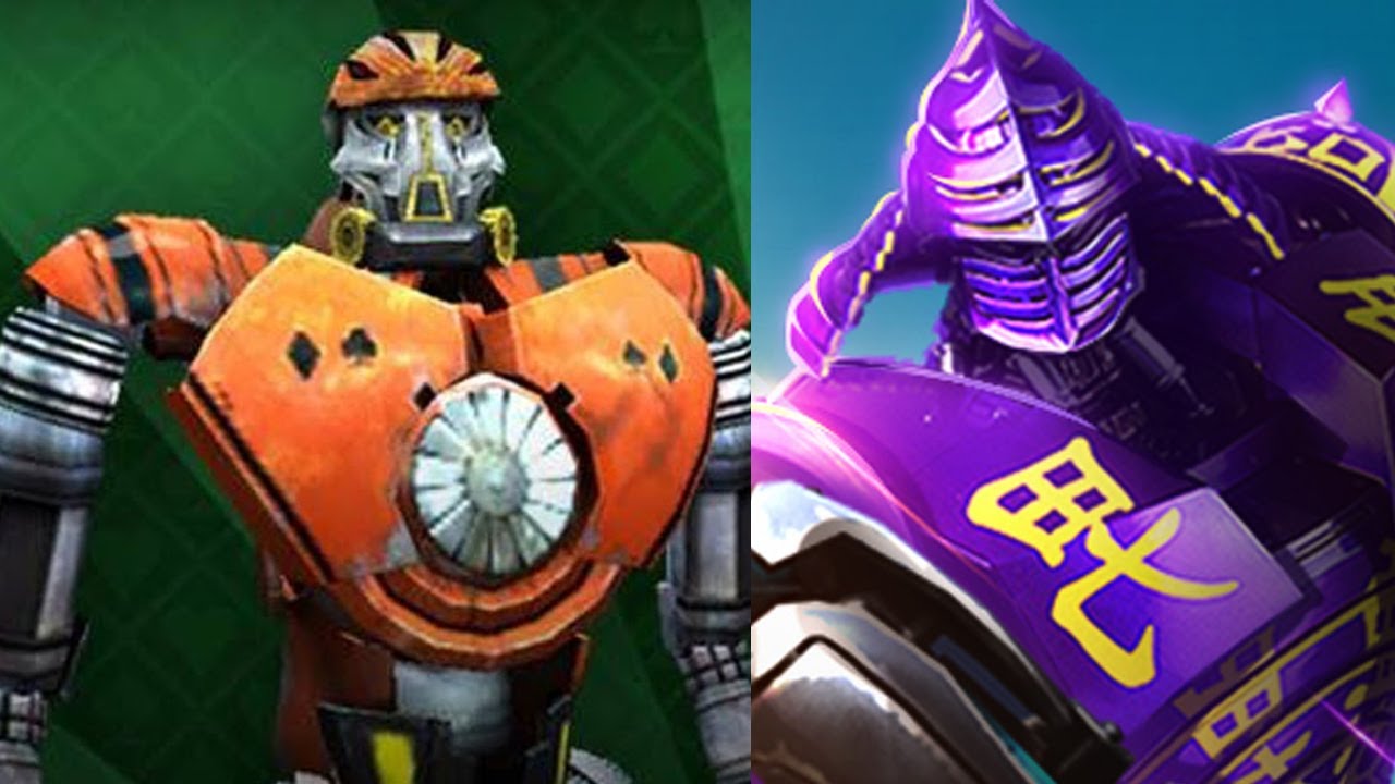 REAL STEEL WRB Gambit VS Atom & Hollowjack & Zeus & Sarge & Six Shooter ...