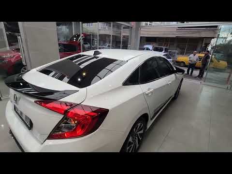 Honda Civic FC5 // Tampon Onarım, Yan Marşpiyel Onarım, Boyasız G.Giderme, Tech Crystal, Difizör