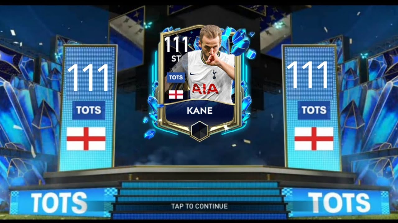 OMG KANE 111 🏴󠁧󠁢󠁥󠁮󠁧󠁿 TOTS PACK OPENING FIFA MOBILE 23 - YouTube