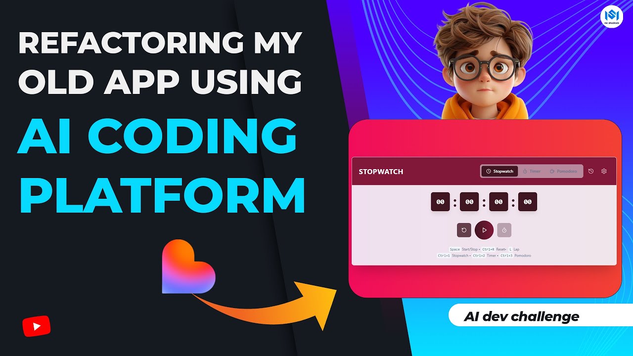 Using Random AI Coding Platform to Refactor my old portfolio project ...