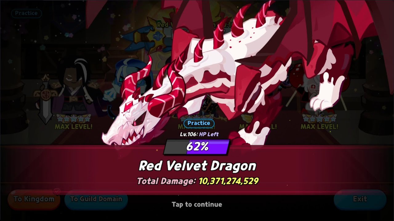 Red Velvet Dragon lv.100: 10.3 billion DMG - Choco Sapphire team ...