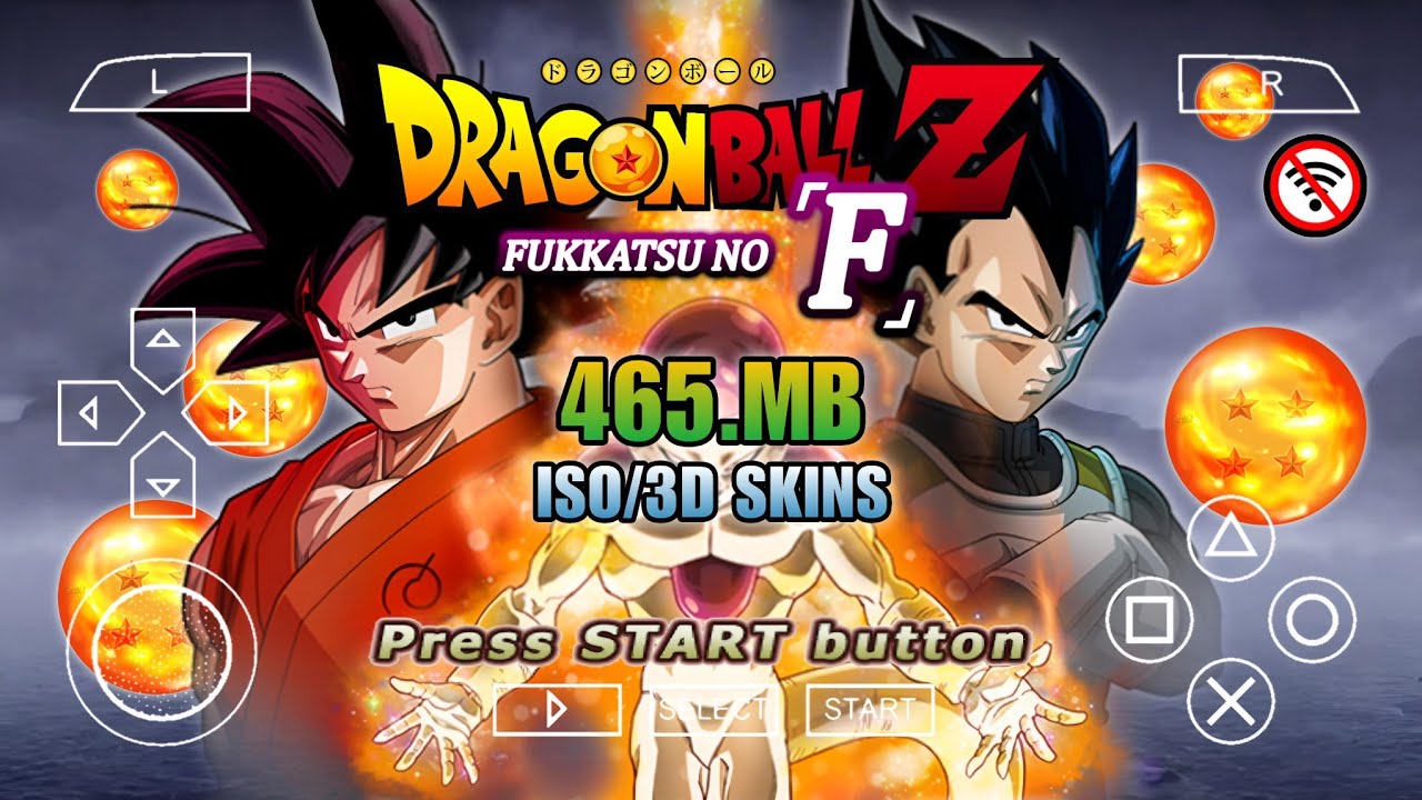 NEW DRAGON Ball Z FUKKATSU No F DBZ MOD PPSSPP 2024 ISO Shin Budokai 2 ...