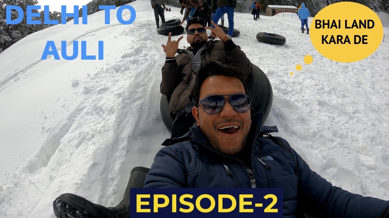 Delhi to Auli by car | Road trip | Delhi to Auli | Auli in January ...