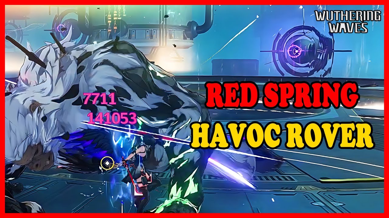 [ Red Spring ] Havoc Rover Tower of Adversity - Wuthering Waves - YouTube