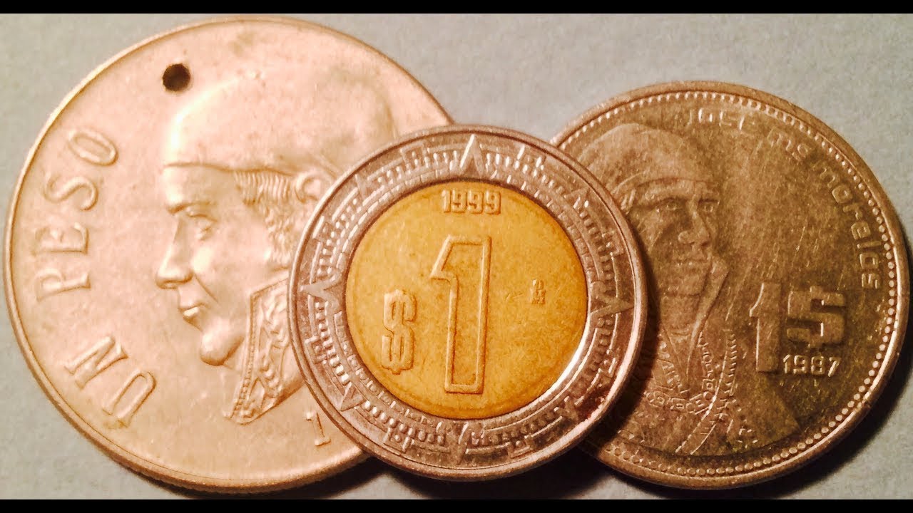  1 Coin Collection Mexico 1971 1999 YouTube