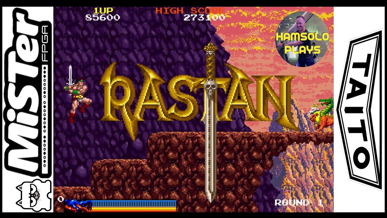 Rastan (MiSTer FPGA / Arcade Core / Taito / Jotego) 1440p 60fps - YouTube