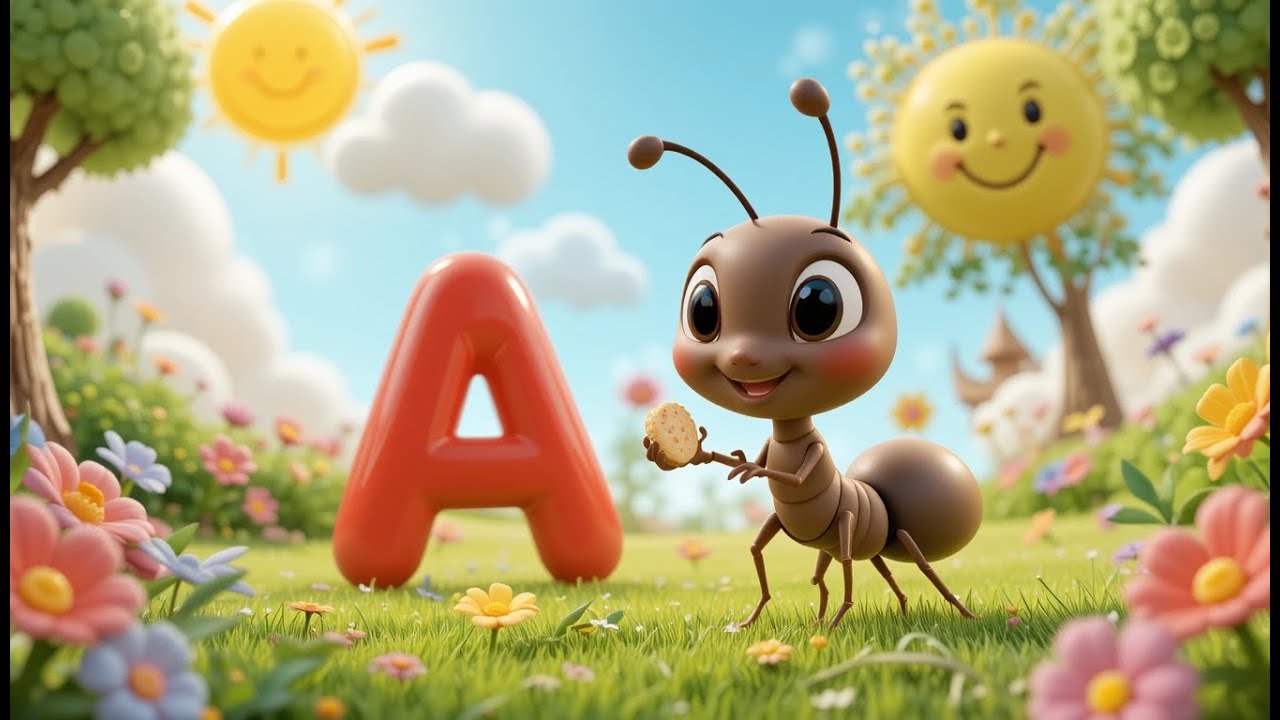 A is for Alligator - ABC Song for Kids | Learn Alphabet with Animals ...